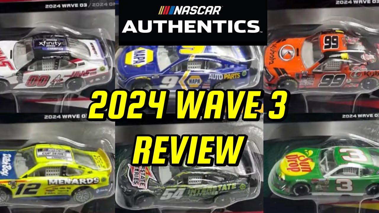 LET'S TALK DIECASTS! (2024 NASCAR AUTHENTICS WAVE 3 REVIEW) - YouTube