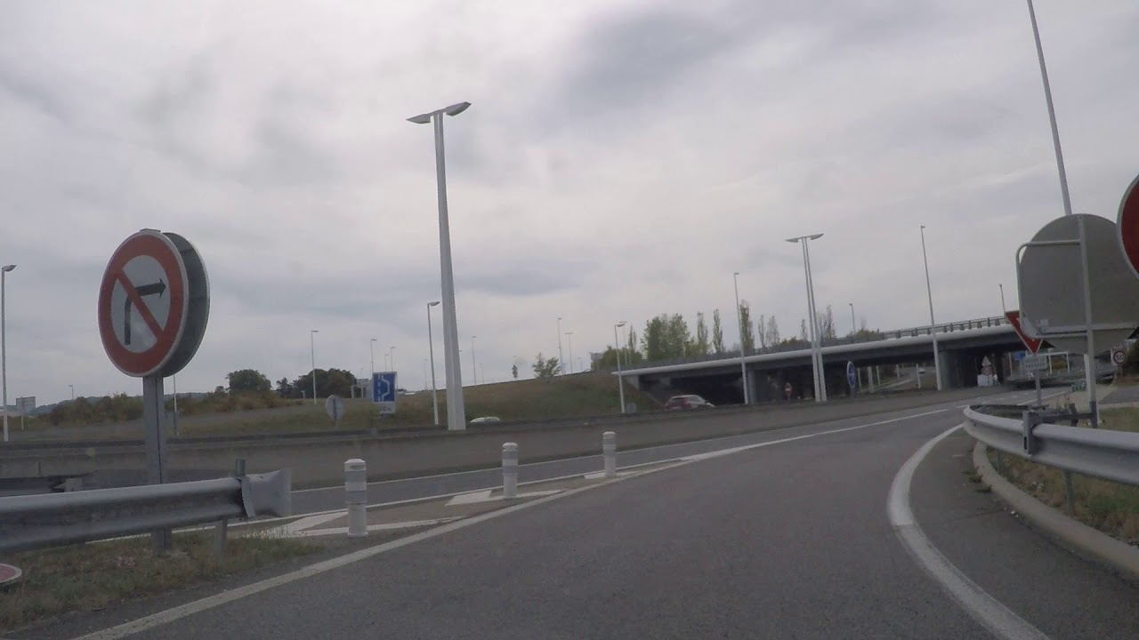 France by Autoroute - A40/A41 junction St Julien - YouTube