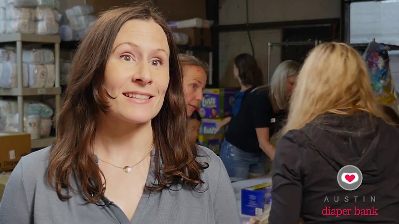 Impact Austin - Girls Giving Grants - Austin Diaper Bank - YouTube