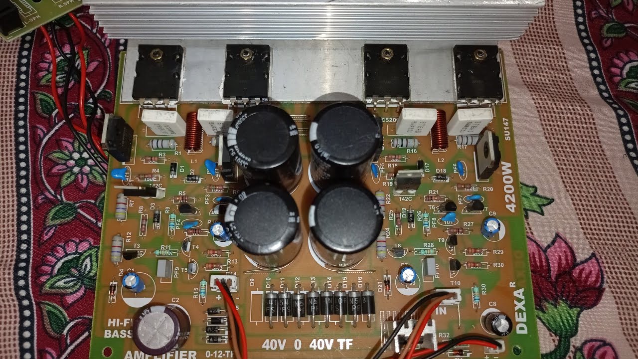 DEXA 4200WATT AMPLIFIER BOARD || REVIEW || UNBOXING || TESTING - YouTube