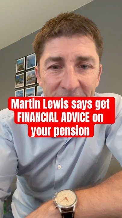 Martin Lewis recommends getting financial advice if you have a pension #financialplanner # ...
