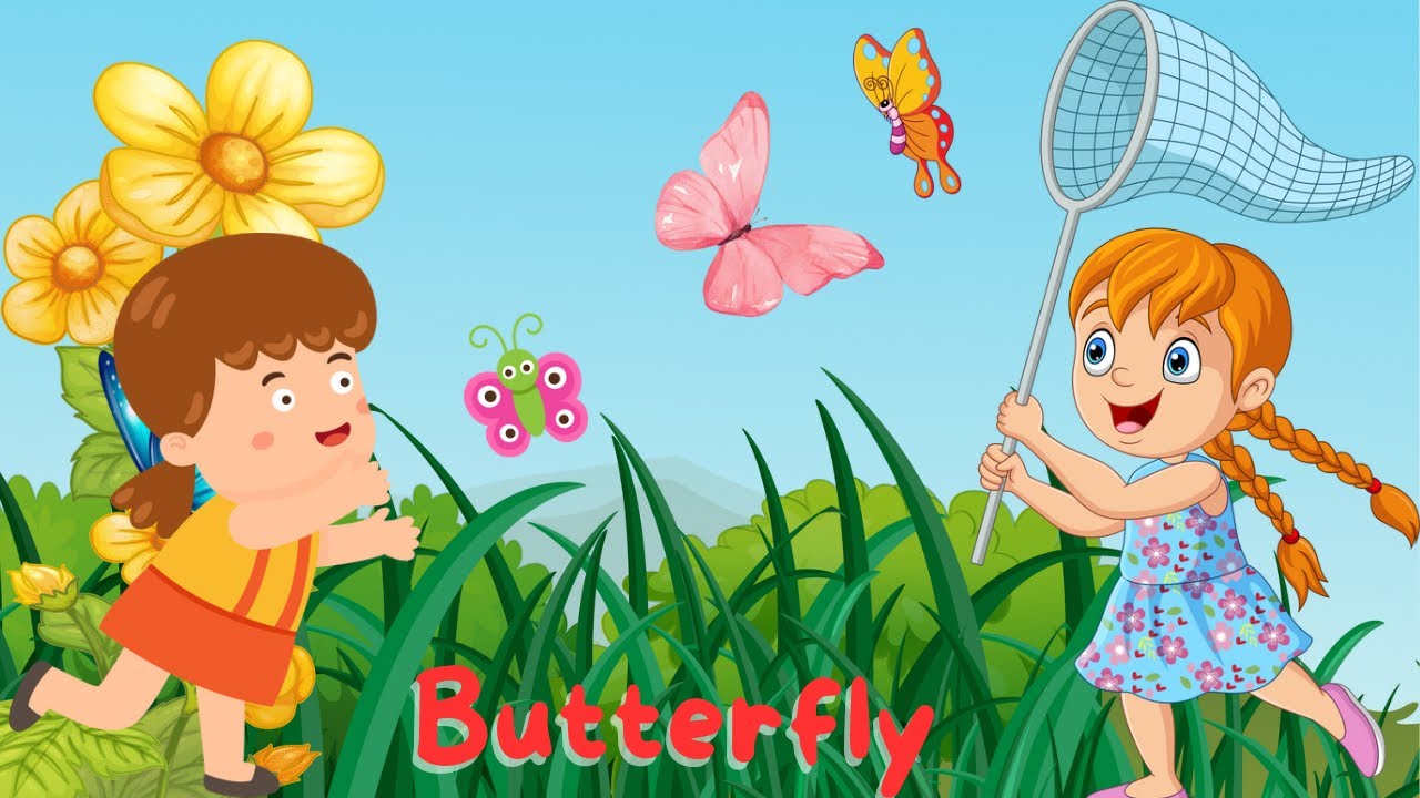Buterfluffy Butterfly Song | Nursery Rhymes | #youtubekids # ...