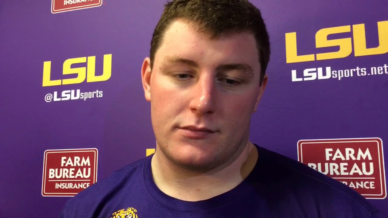 LSU center Will Clapp on Tigers’ 24-21 loss to Troy - YouTube
