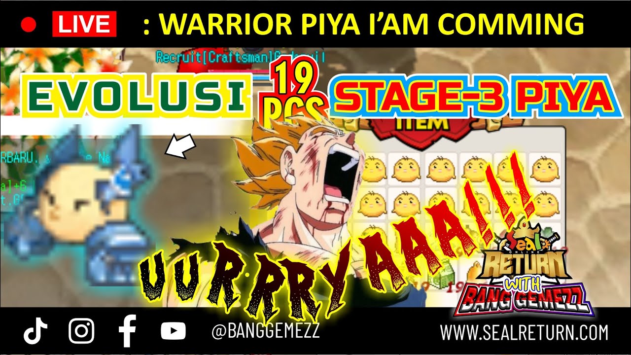 🔴LIVE STREAM - EVO PET PIYA JADI WARRIOR? CHICKEN? MAGE? KNIGHT? EAGLE ...