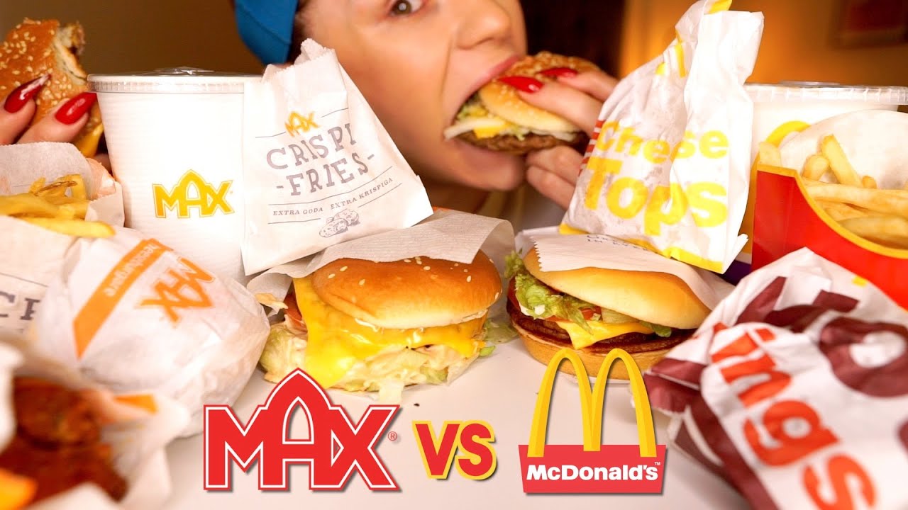 MAX vs. MCDONALD'S | Mukbang - YouTube