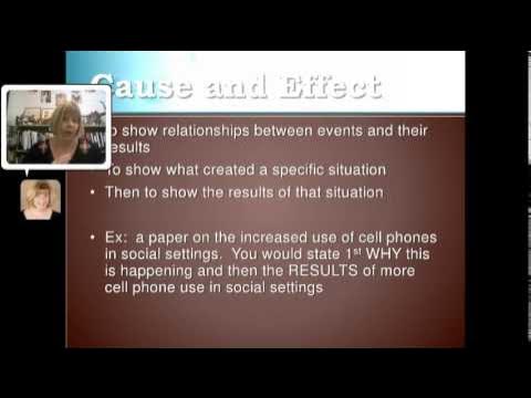 Organizational Patterns in Writing - YouTube