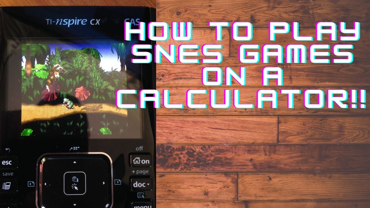 How To Play SUPER NINTENDO ENTERTAINMENT SYSTEM Games On Your TI NSPIRE how-to-play-super-nintendo-entertainment-system-games-on-your-ti-nspire