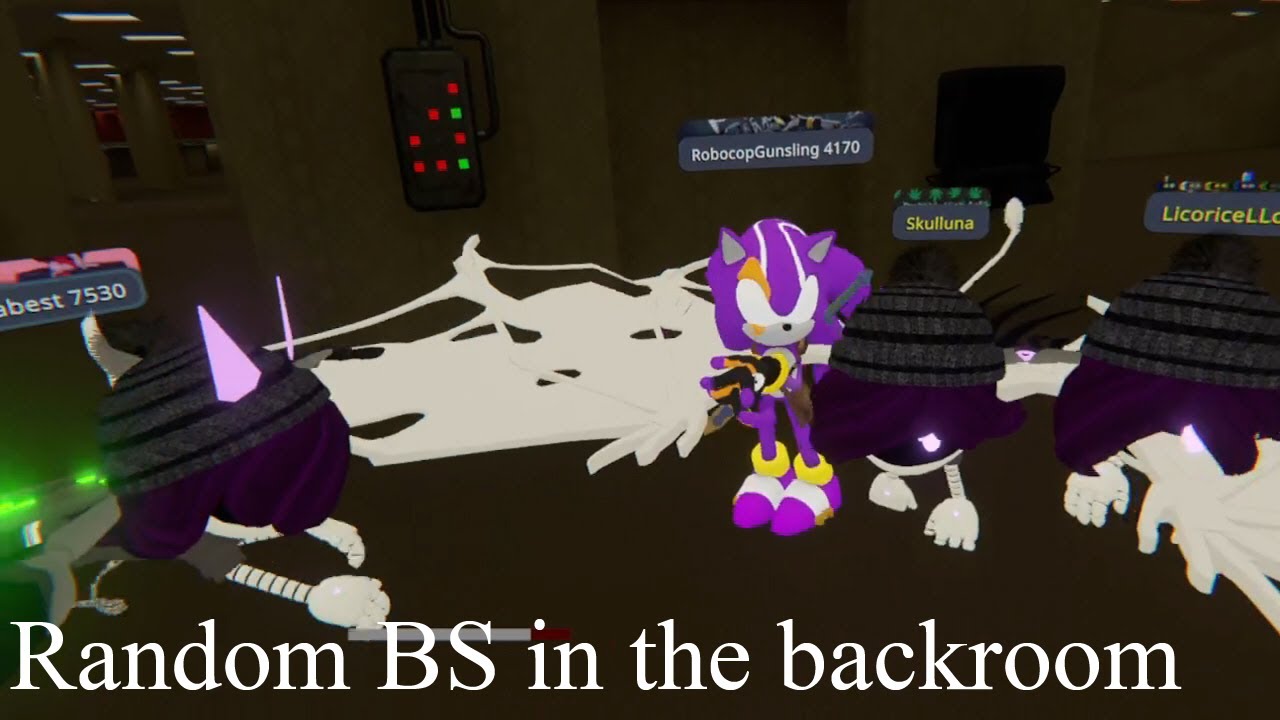 Random BS in the backrooms - Murder Drones Vr - YouTube