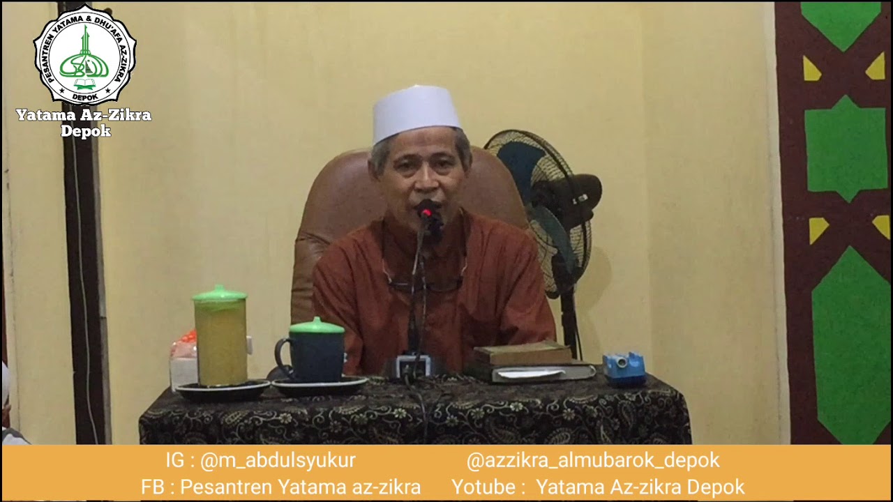 KATA MUTIARA - KALAM HIKMAH IMAM AS-SYAFI'I - Full Tarbiyah Malam Rabu Bersama KH. Sofwan ...