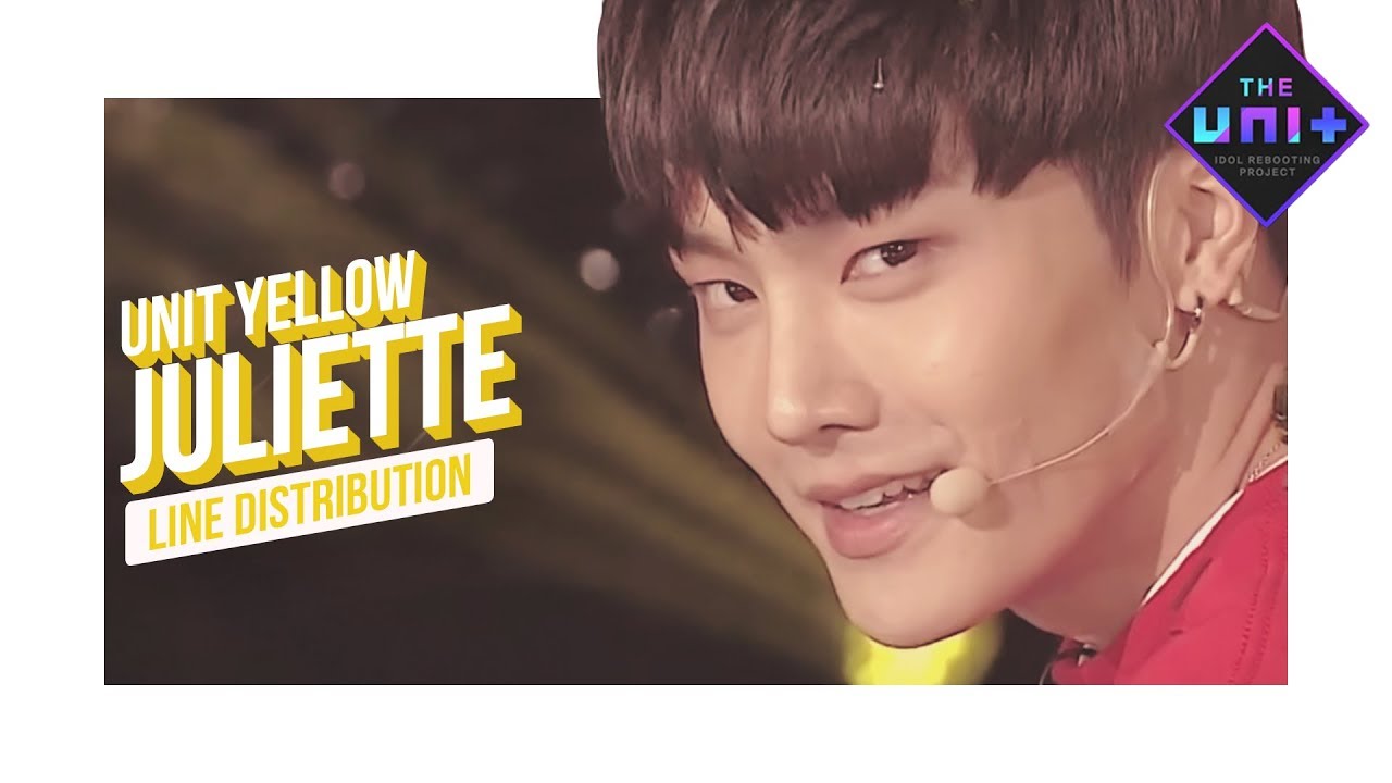 [THE UNIT] UNIT B YELLOW - Juliette Line Distribution (Color Coded ...