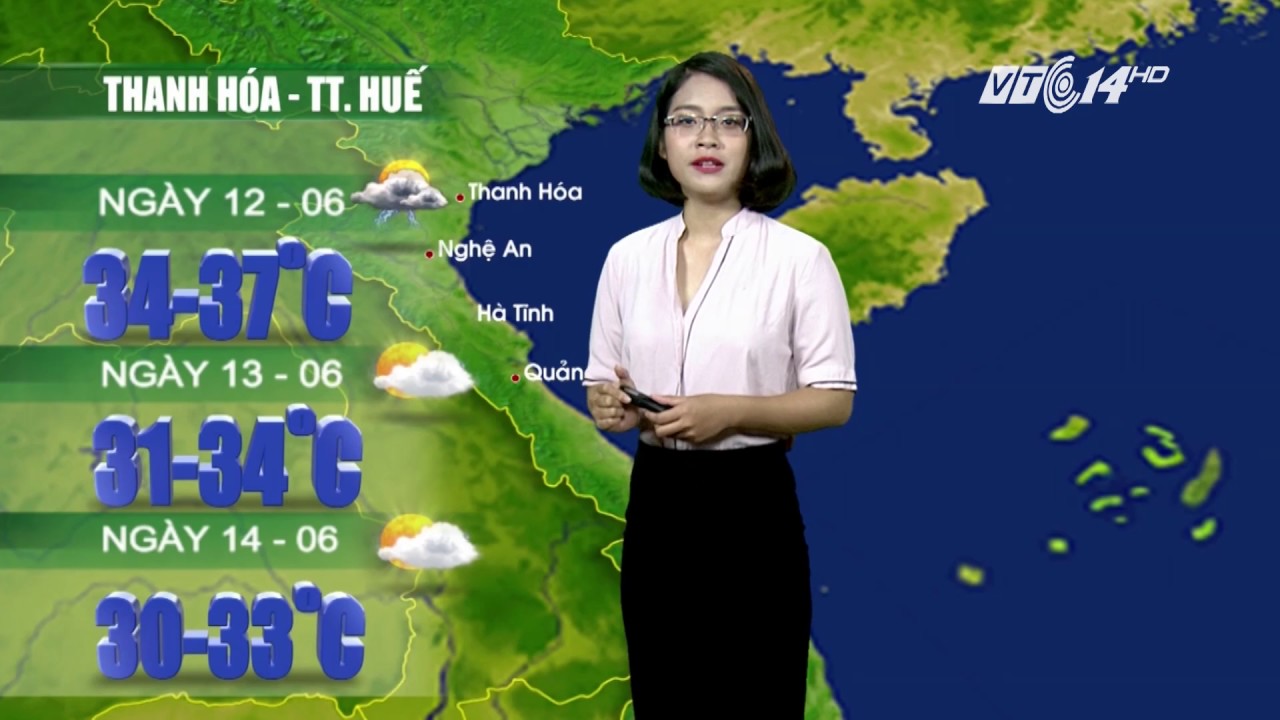 (VTC14)_Thời tiết 12h ngày 11/06/2017 - YouTube
