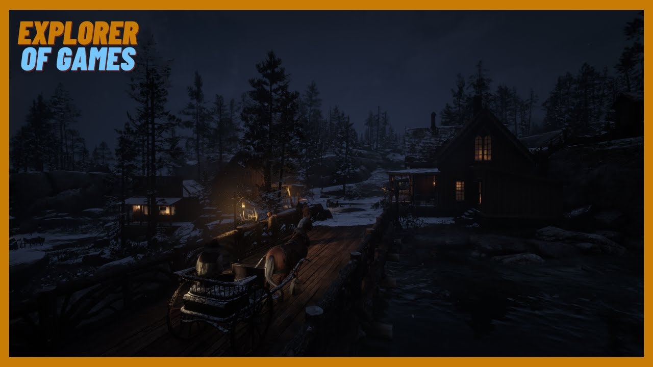 Red Dead Redemption 2 Relaxing cart ride from Saint Denis to Strawberry ...