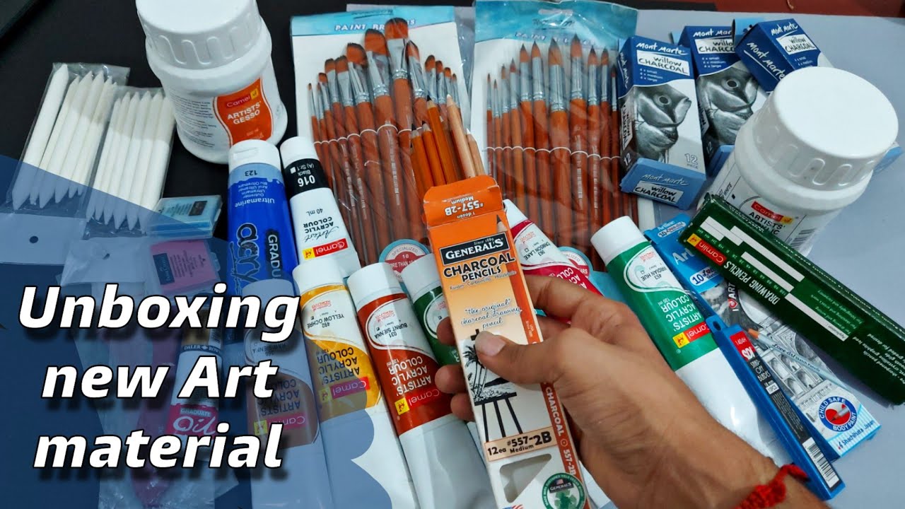 Unboxing some new Art material 😍 - YouTube