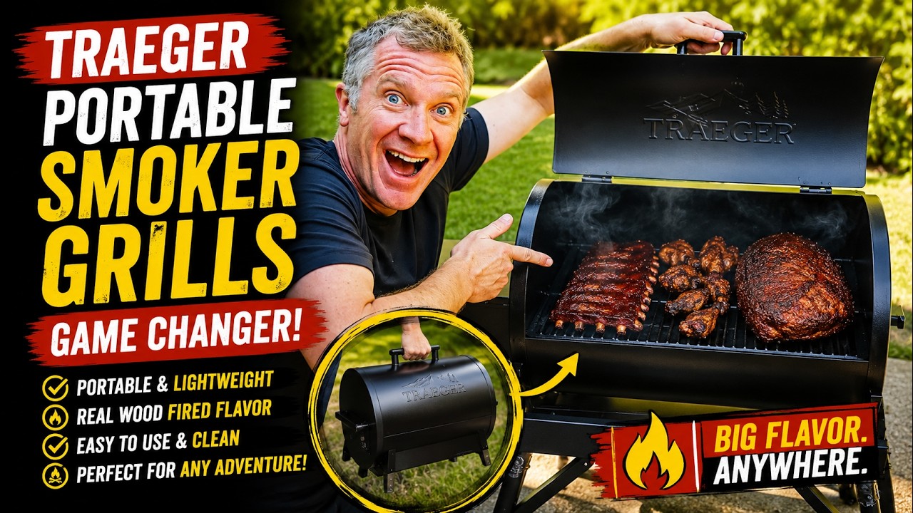 Traeger Portable Smoker Grills -- GAME CHANGER! - YouTube