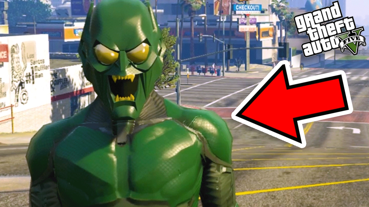 O DUENDE VERDE REALISTA (GTA 5 Mods) | Green Goblin Mod - YouTube