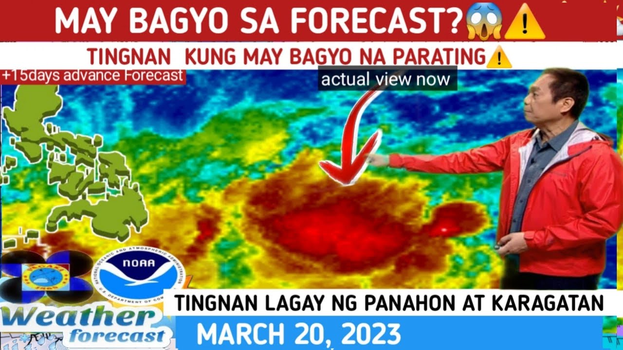 MAY BAGYO SA FORECAST?: TINGNAN DITO⚠️WEATHER UPDATE TODAY MARCH 20 ...