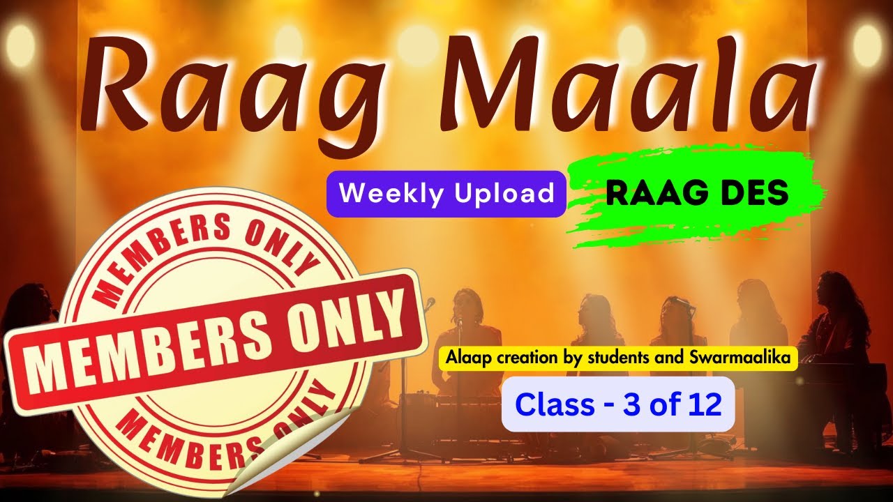 Raag Des - Class 3 - Alaap creation by students and Swarmaalika - YouTube