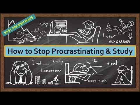 Strategies for a student to overcome procrastination - YouTube