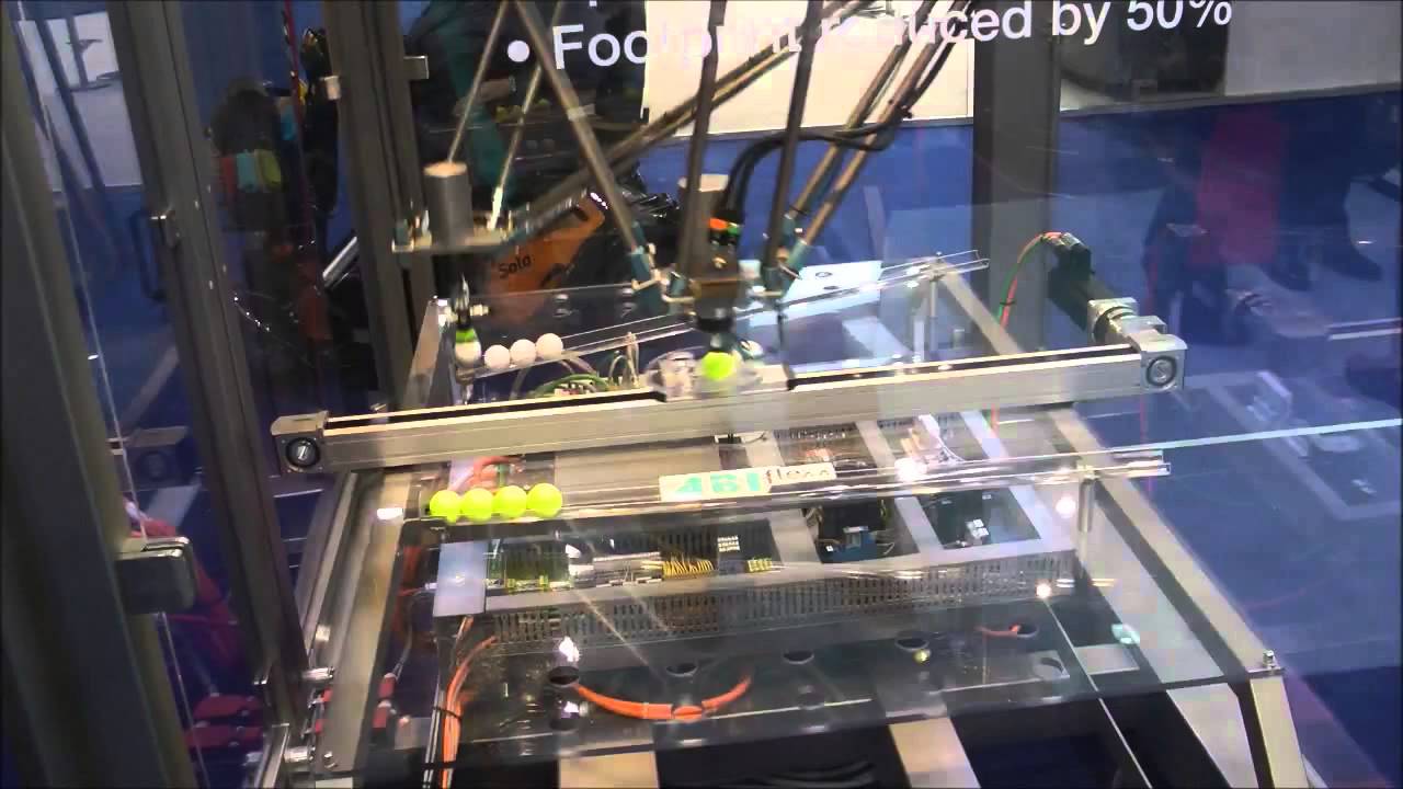 ABI Wide Delta Robot + KEBA - YouTube