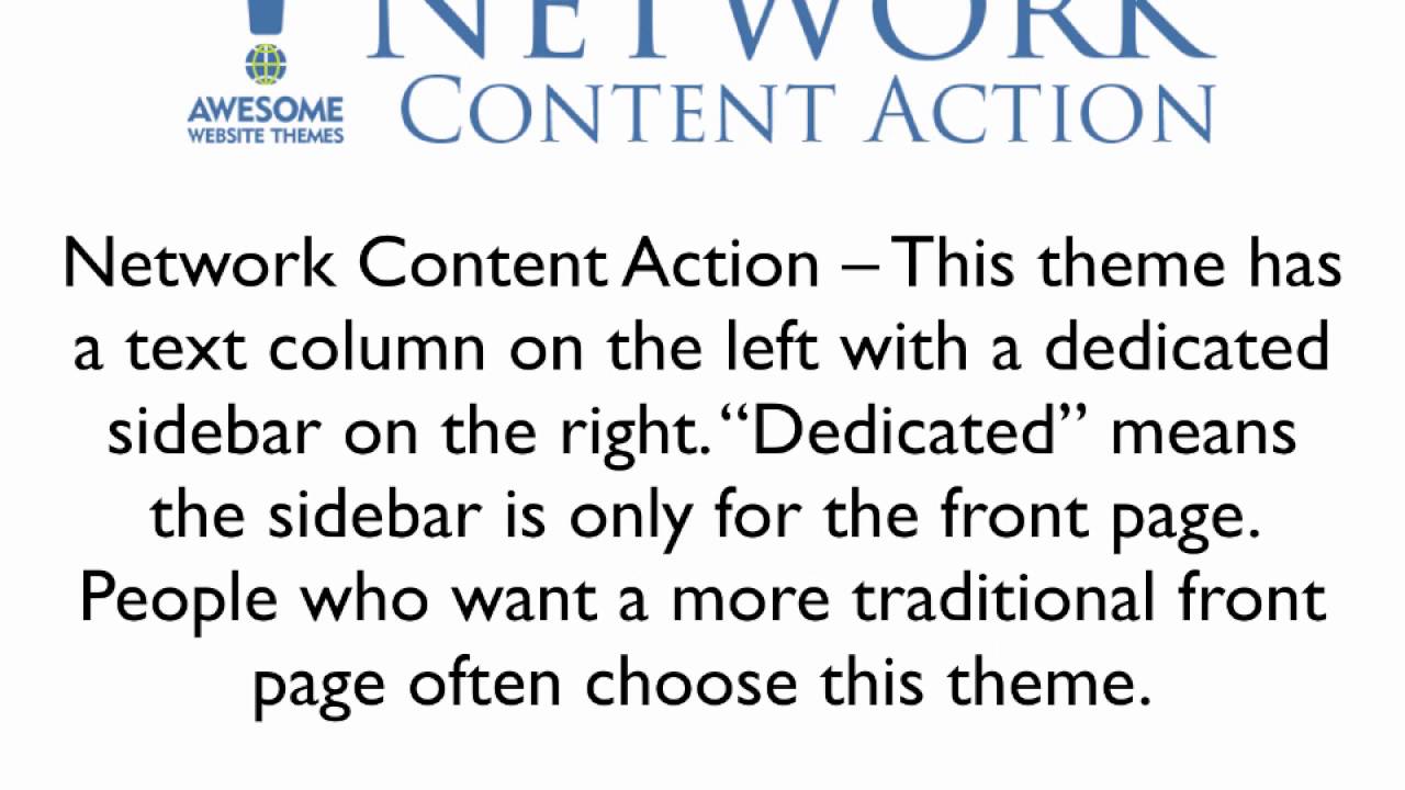 Network Themes for WordPress Intro Video - YouTube