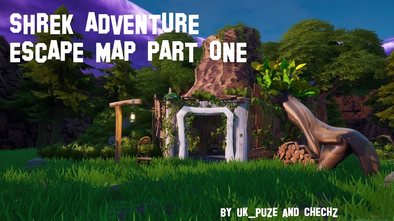 SHREK ADVENTURE ESCAPE MAP PART ONE by UK_PUZE || Fortnite - YouTube