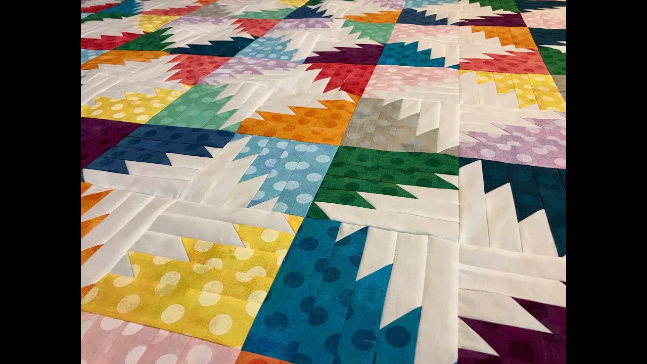 Мастер-класс по лоскутному шитью - блок "Великолепные горы" (Delectable ...