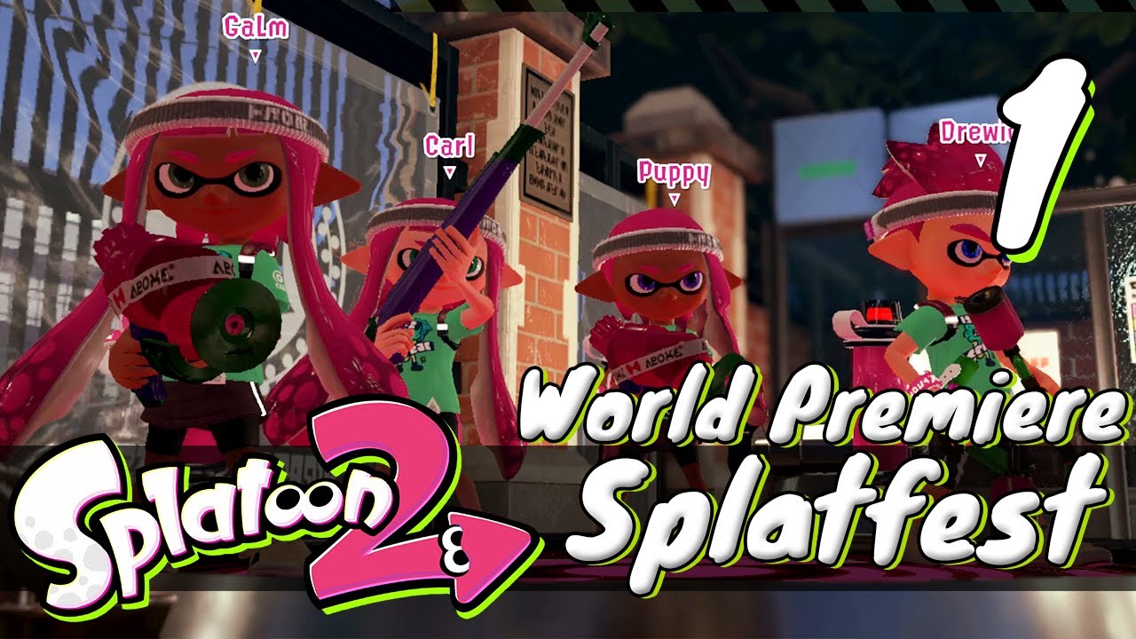 [1] Splatoon 2 Splatfest World Premiere w/ GaLm and Tom - YouTube