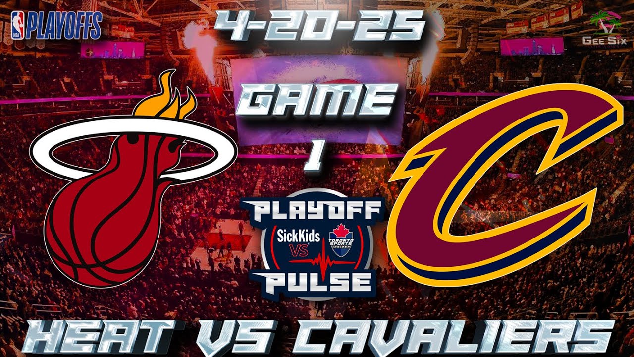 4-20-25 Miami Heat vs Cleveland Cavaliers Game 1 Audio | NBA PLAYOFFS ...