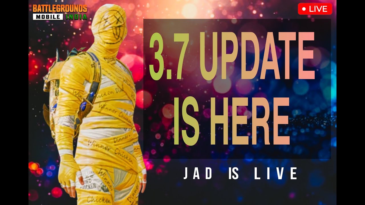 BGMI 3'7 UPDATE IS HERE - YouTube