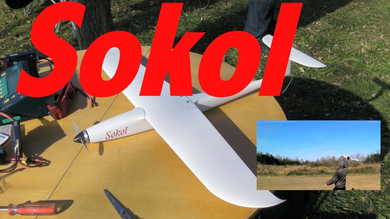 Sokol Pylon Racer with brushed motor - YouTube