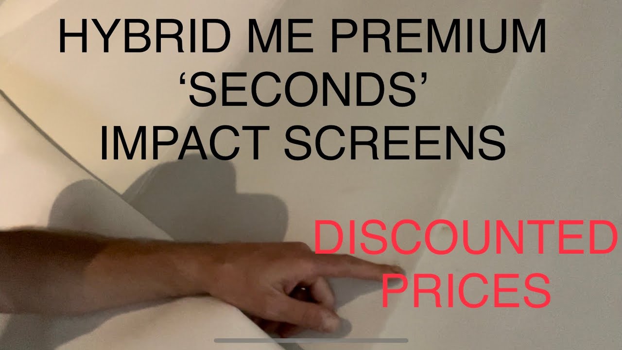 Top Quality “seconds” Impact Screens at DISCOUNTED PRICES - what are ...