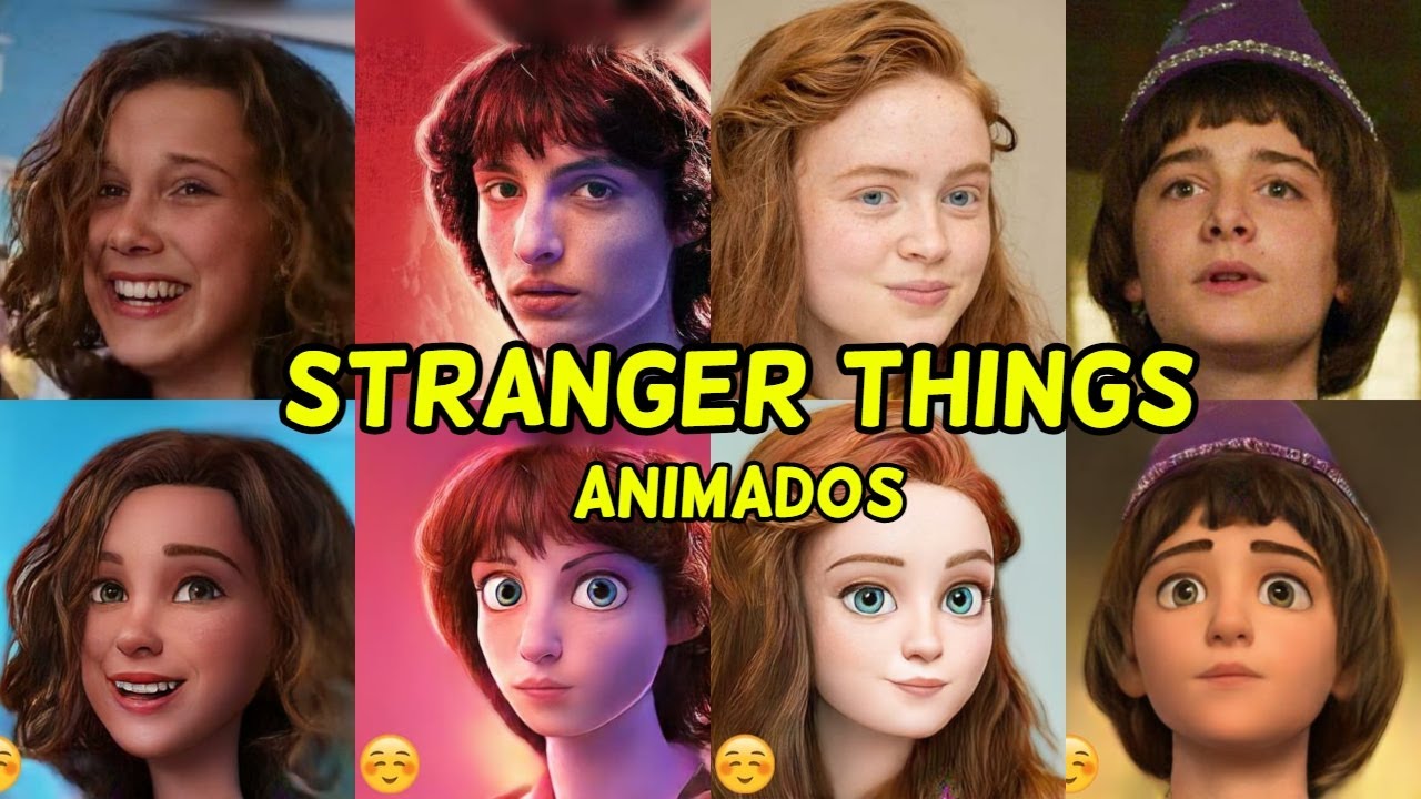 Así se verían los Actores y Actrices de STRANGER THINGS en ANIMADOS ...