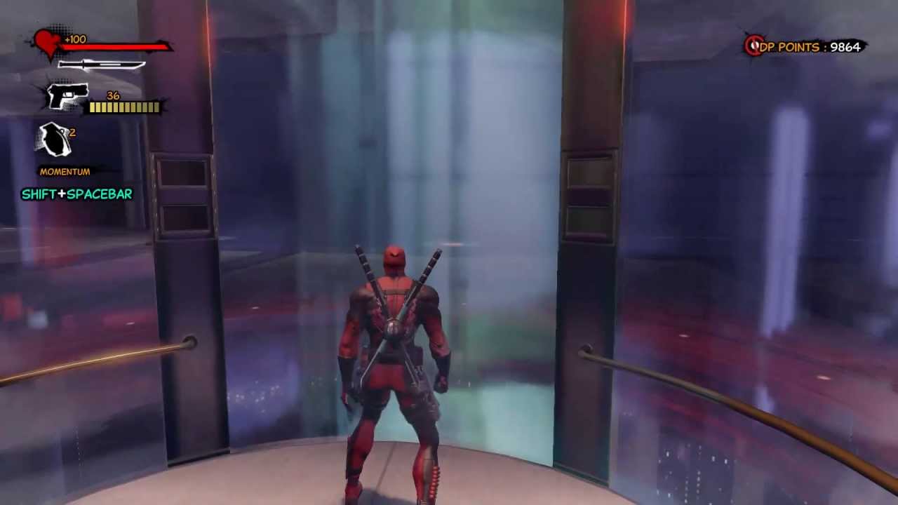 Deadpool The Game P2 - Fuck the stairs, i'm taking the elevator - YouTube