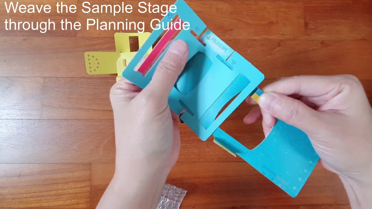 Foldscope Assembly - YouTube