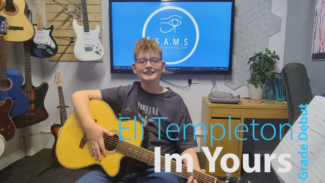 Rockschool Acoustic Grade Debut performance. I'm yours by Eli Templeton ...