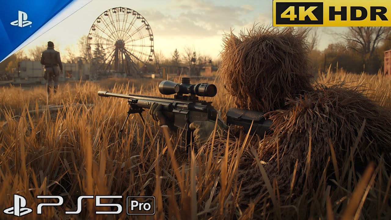 (PS5) COD 4 Stealth Sniper Mission in Pripyat Ukraine ALL GHILLIED UP ...
