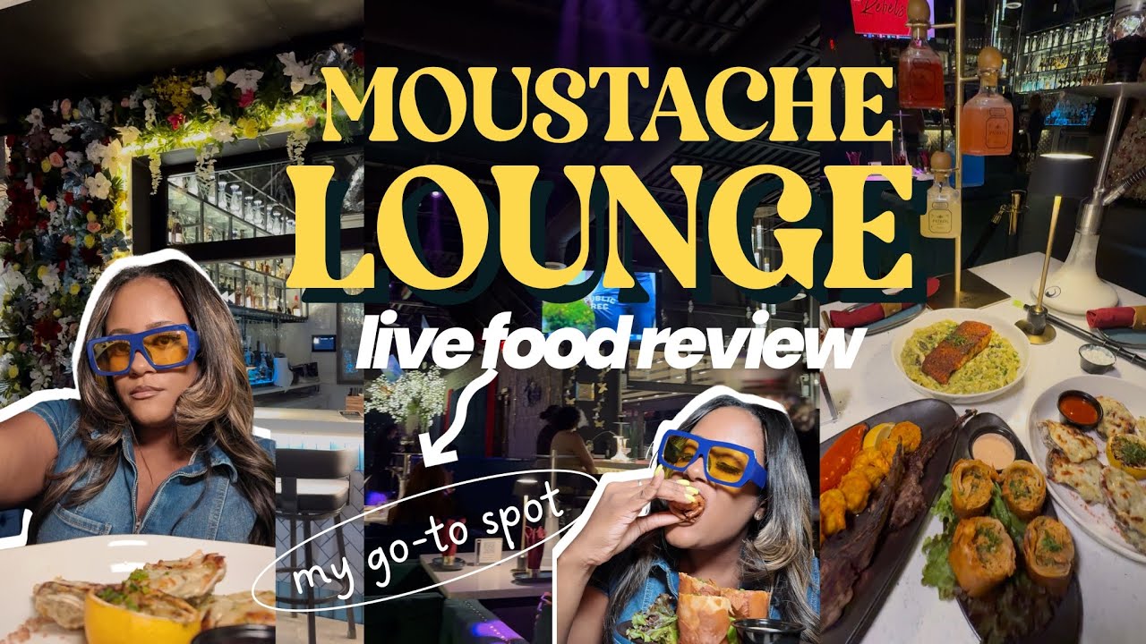 MOUSTACHE LOUNGE FOOD REVIEW - MY FIRST LIVE 🤯 *didn’t go as planned ...