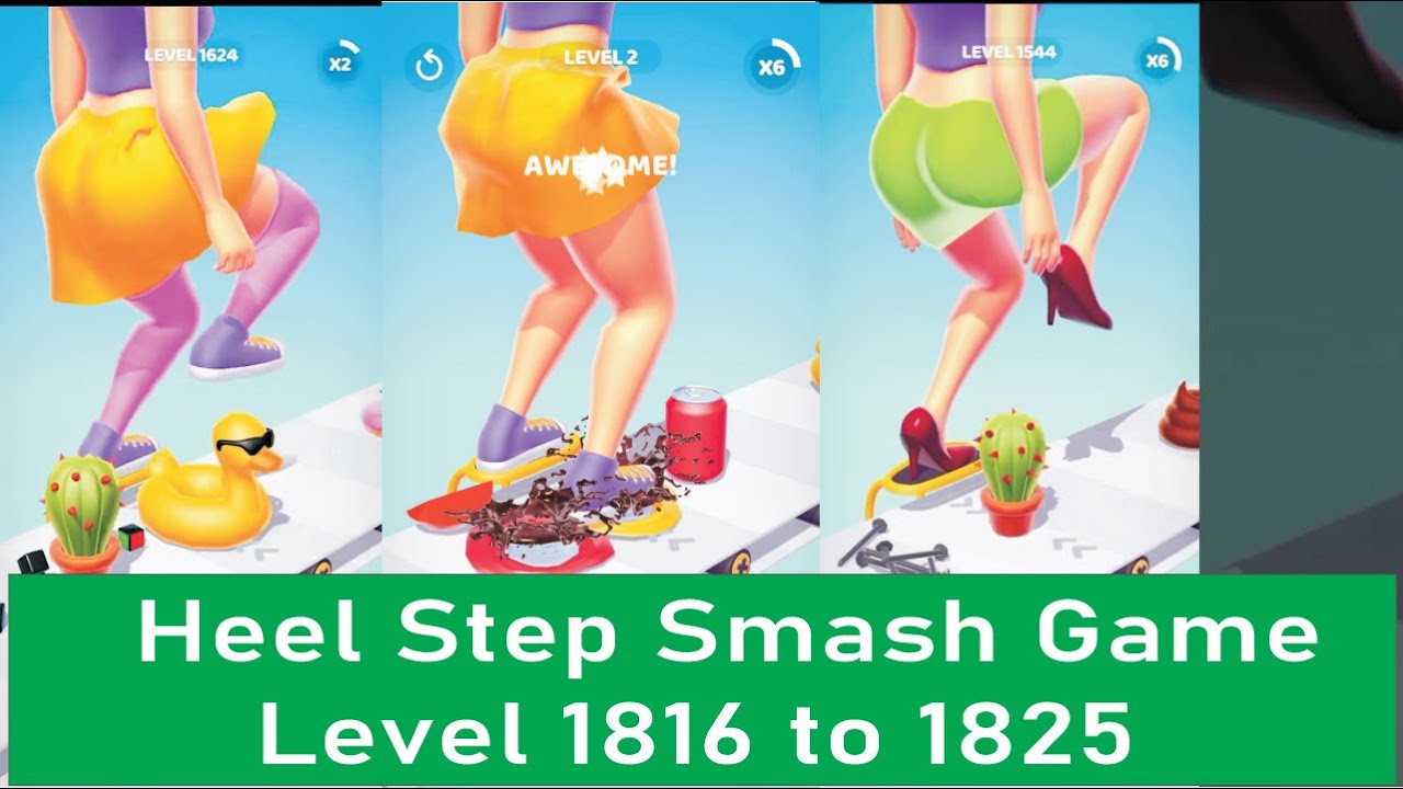 Heel Step Smash Game Level 1816 to 1825 #gaming #heelstepsmash # ...