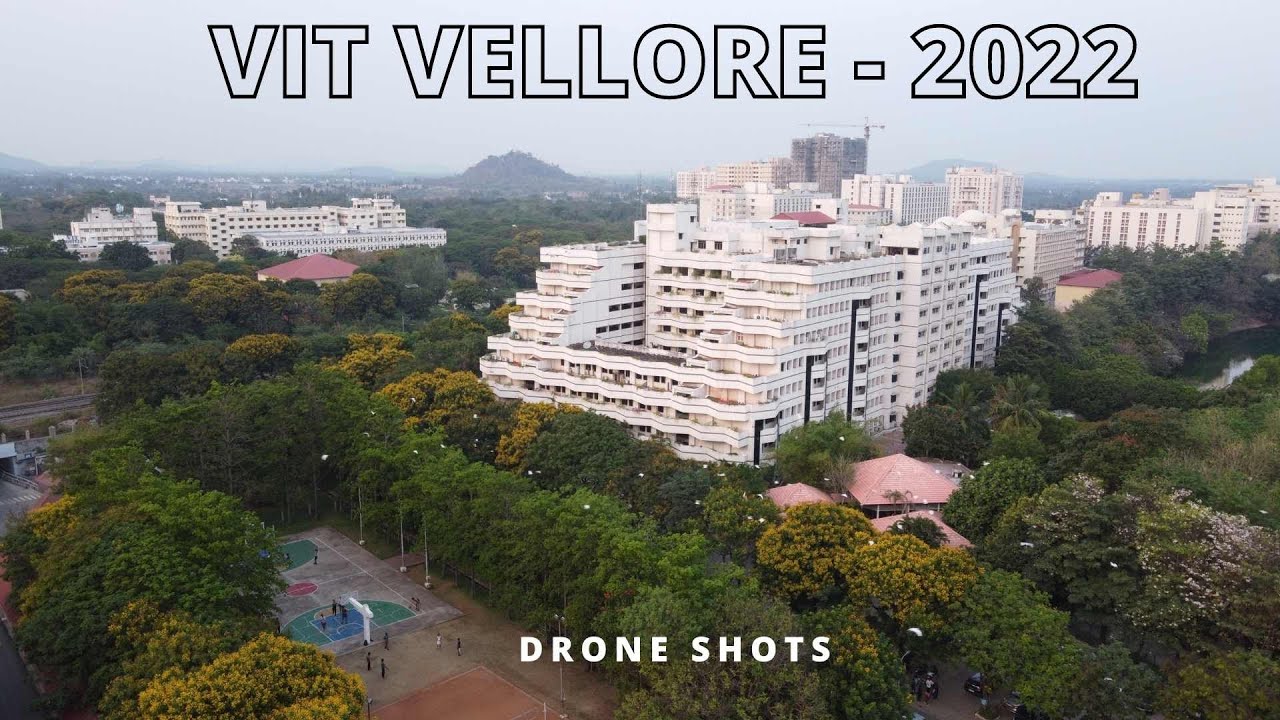 VIT Vellore Drone Shots - Part 1 - YouTube