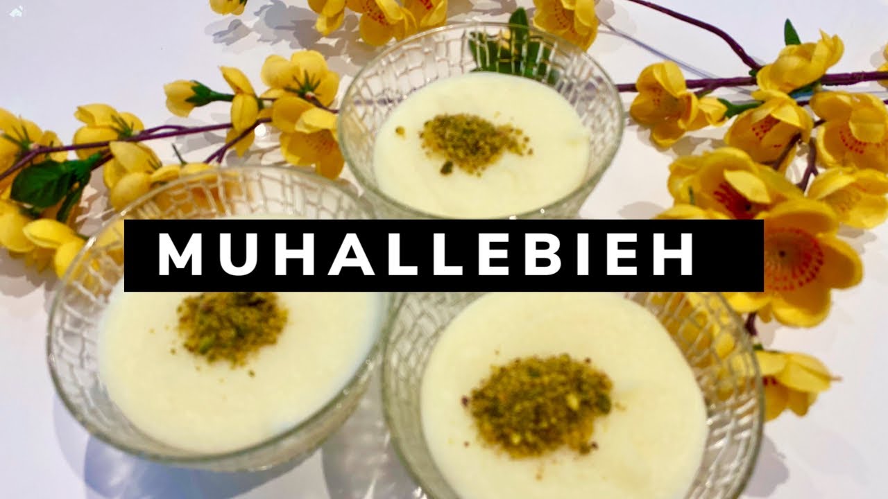 Lebanese Muhallabieh Rice Pudding - easy & quick recipe for all family ...