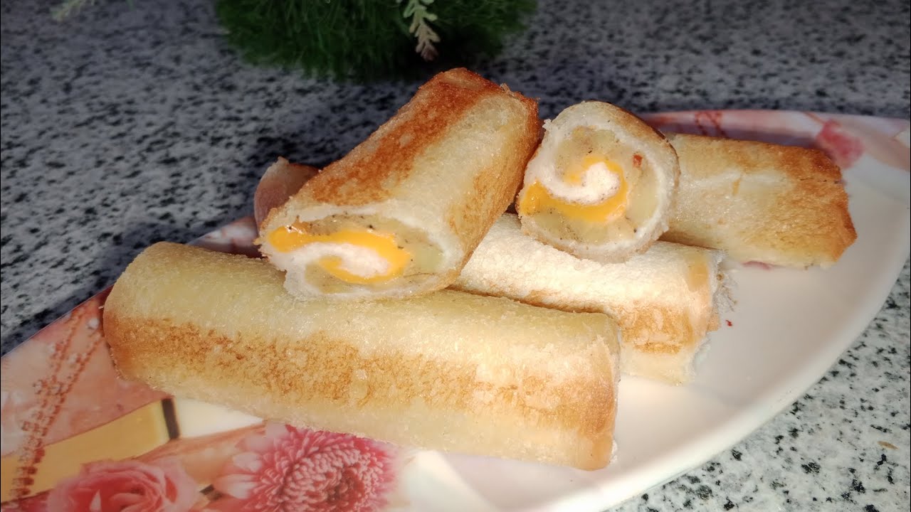 bread🍞 roll#lunchbox series 3#easy recipe#potato roll#rainy daya#snacks ...