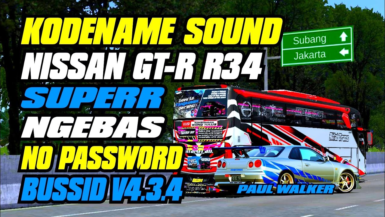 KODENAME SOUND NISSAN GT-R R34 RACING || PAUL WALKER || STUTUT ...