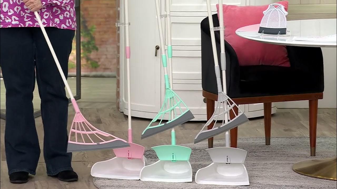 Broombi All-Surface Cleaning Broom, Dustpan & Mini 3 Piece Set on QVC ...