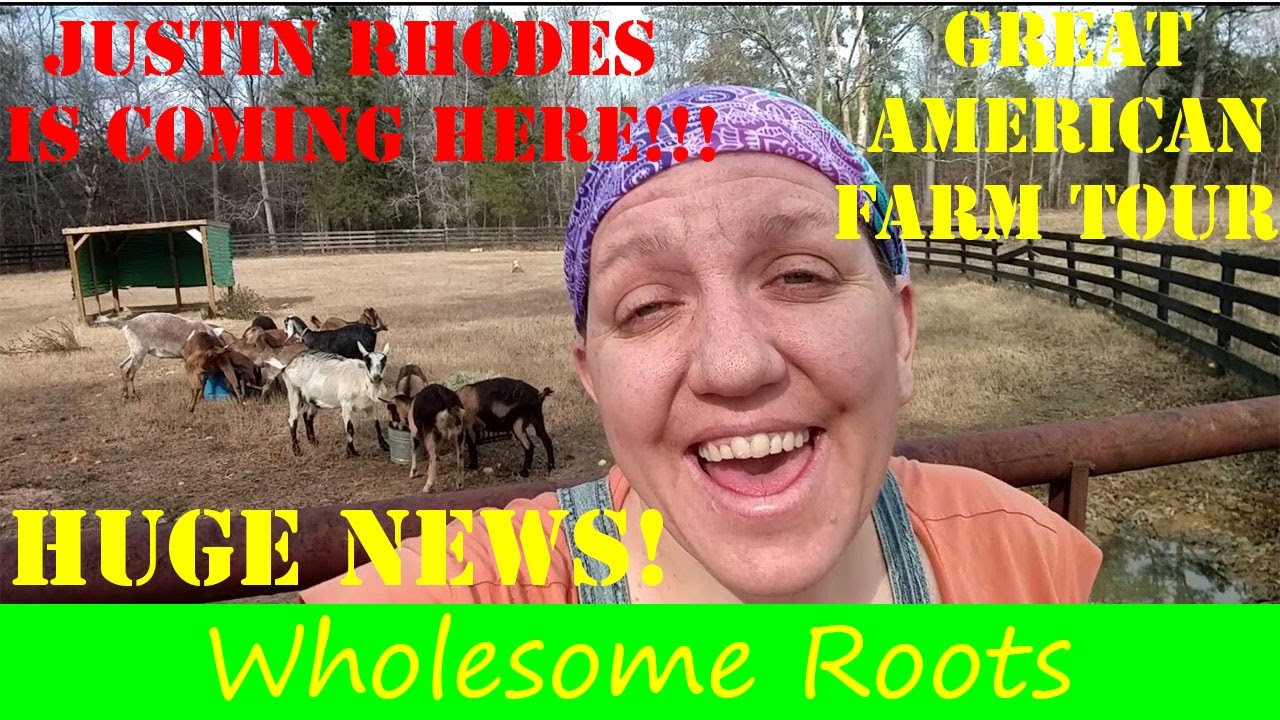 Justin Rhodes, The Great American Farm Tour, is coming to Wholesome ...