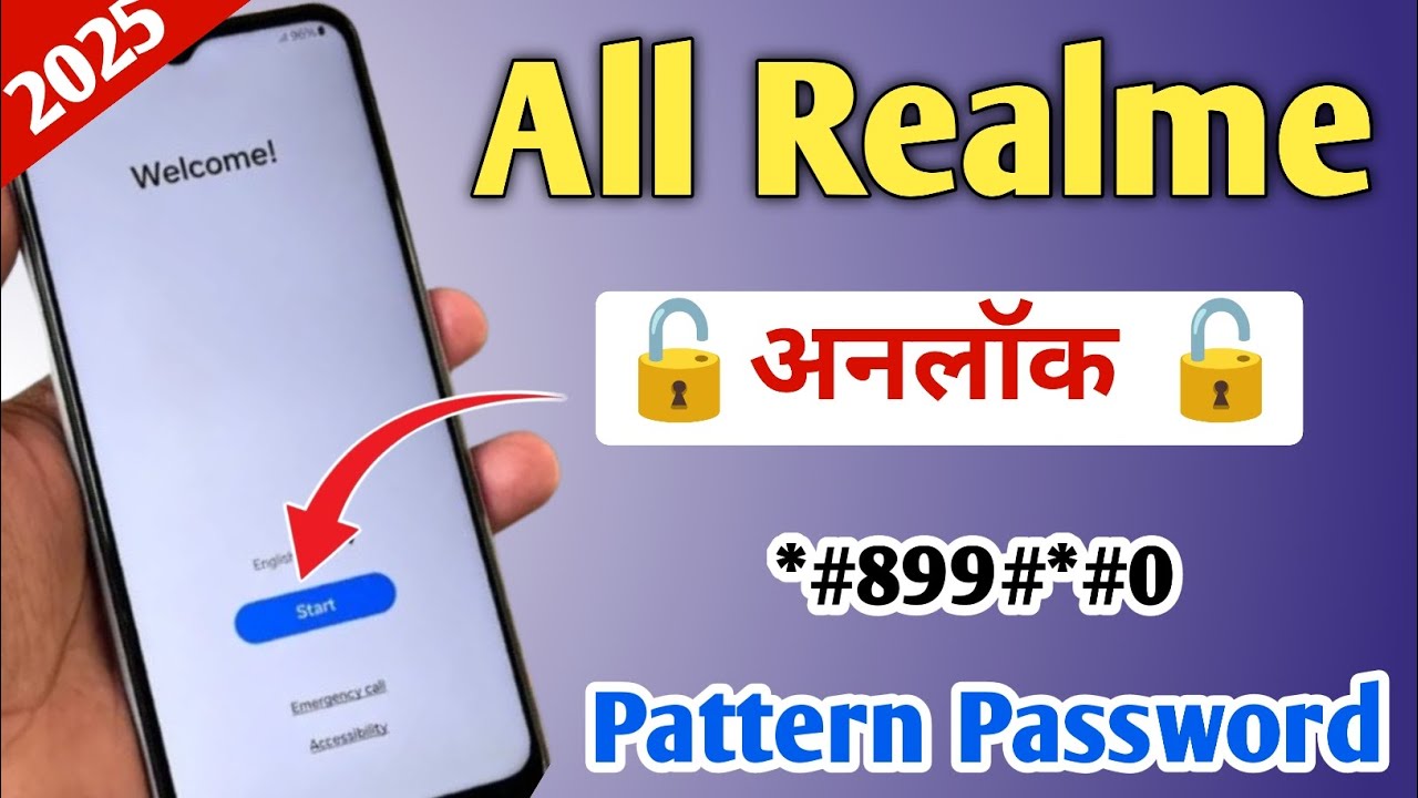 All Realme Reset Password How to fix forgot lockscreen Password Any ...