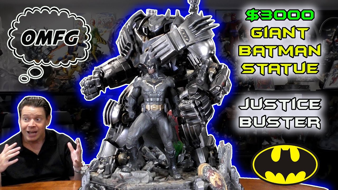 $3000 BATMAN STATUE! Prime 1 Studio: Justice Buster Review - YouTube