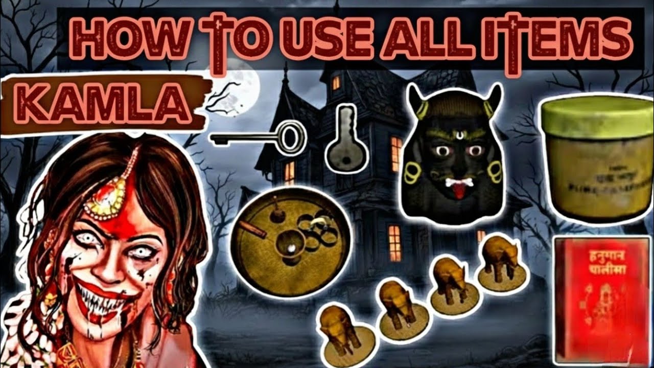 How To Use All Item In Kamla Horror Exorcism escape game | How To ...