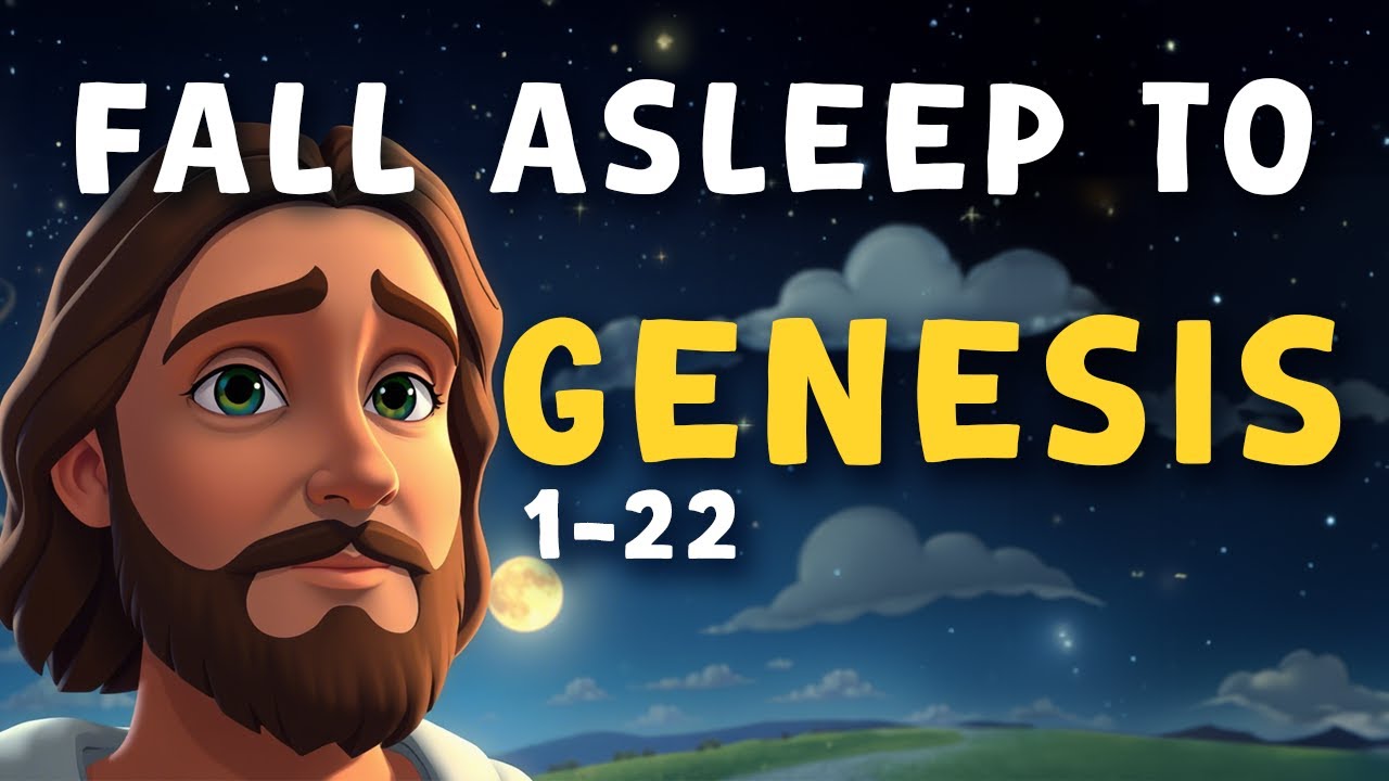 Fall Asleep to Genesis 1-22 | Bible Scriptures for Relaxation & Deep ...