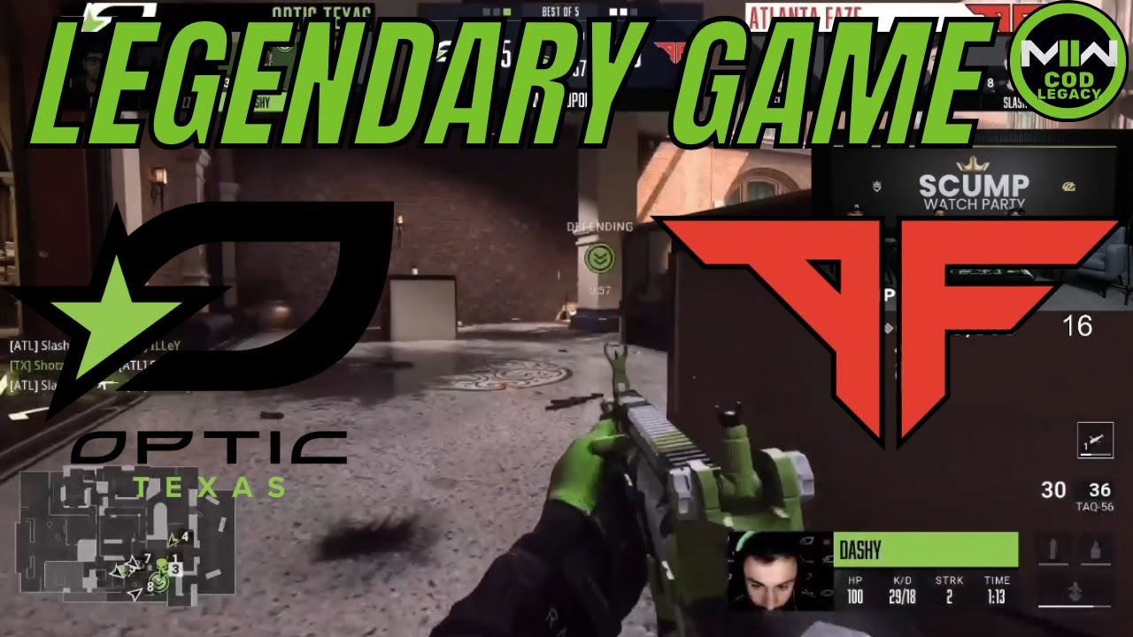 Dashy CARRIES Optic to a First Seed finish (OpTic vs FaZe) - YouTube