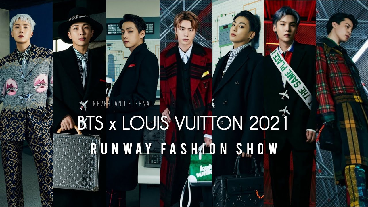 BTS on the Runway for Louis Vuitton Fall-Winter 2021 Fashion Show in ...